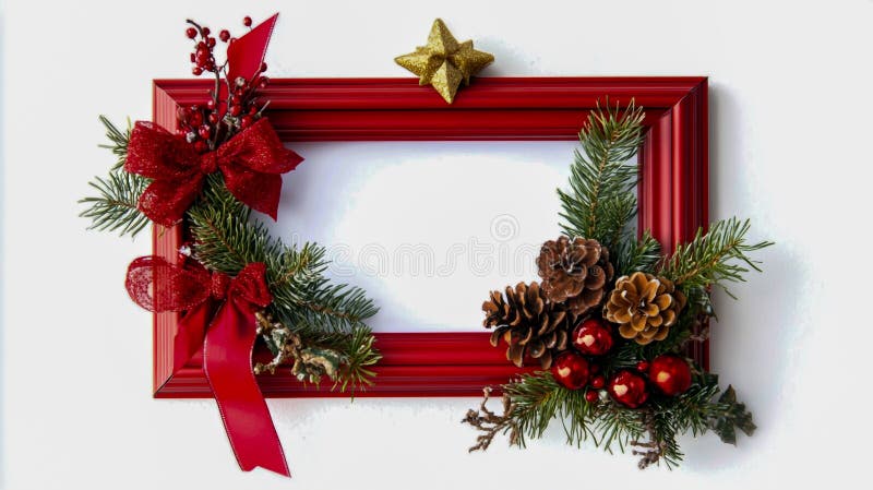 Elegant Red Photo Frame Decorations Perfect for Festive & Romantic ...