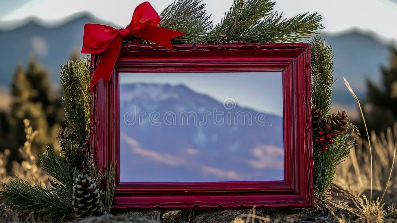 Elegant Red Photo Frame Decorations Perfect for Festive & Romantic ...