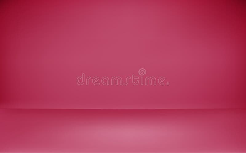 Red Photo Studio Background Design. Empty Podium for Banner or Product ...
