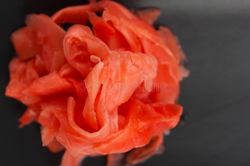 Red pickled ginger stock photo. Image of food, herbs - 98299414