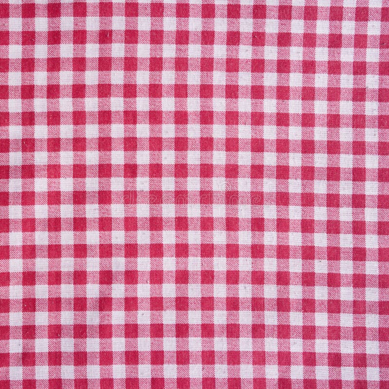 Red Picnic Tablecloth Background. Stock Image - Image of fabric ...