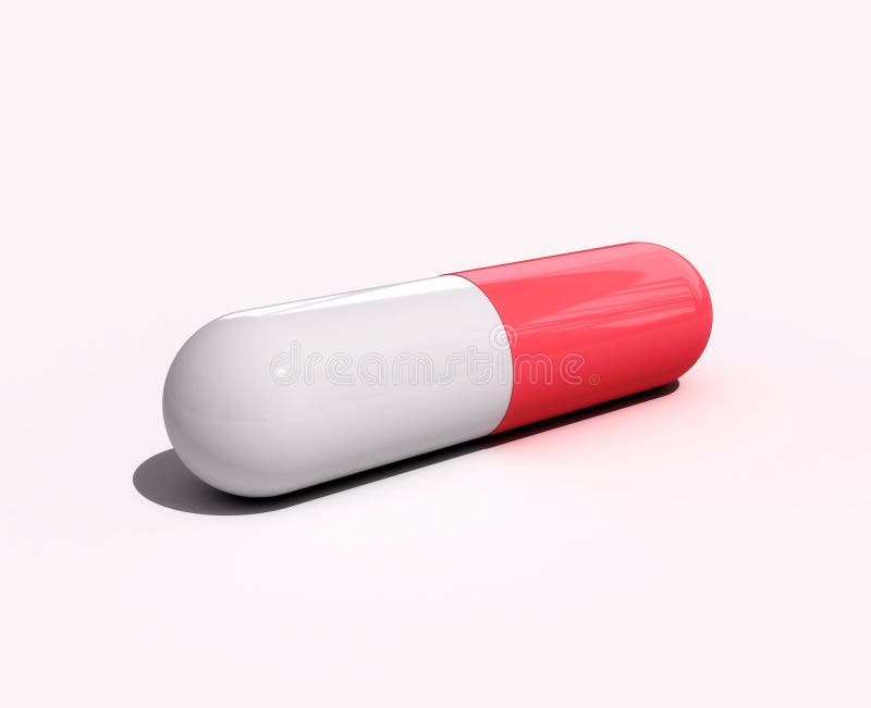Red Pill stock illustration. Illustration of vitamin, energy - 763629