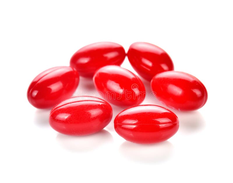 Red Pill Capsules Medicine, Red Drugs Stock Image - Image of allergic ...