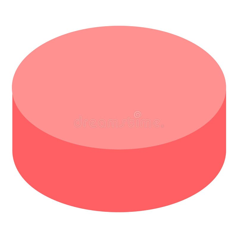 Red Pill Icon, Isometric Style Stock Vector - Illustration of icon ...