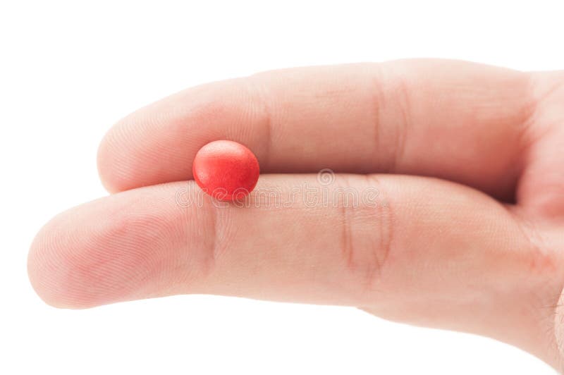 Red pill stock photo. Image of dosage, healthy, pharmacy - 42296786