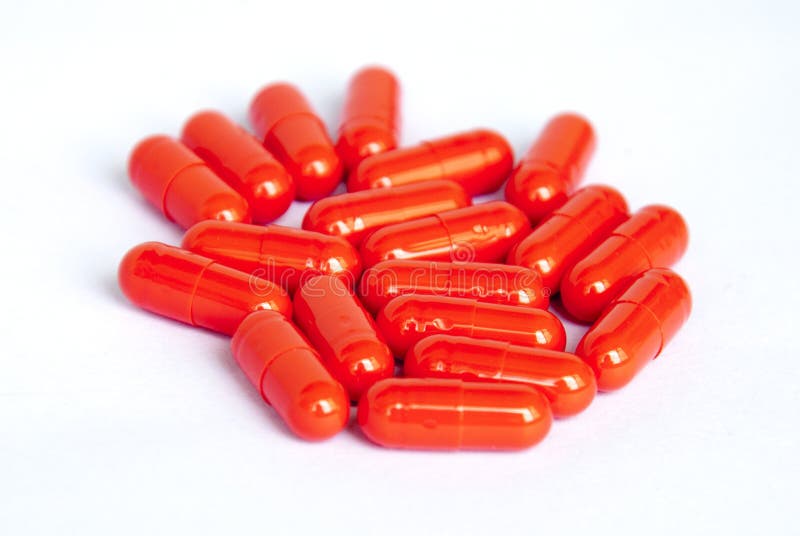 Red pills stock photo. Image of shiny, pharmacy, liver - 20716952
