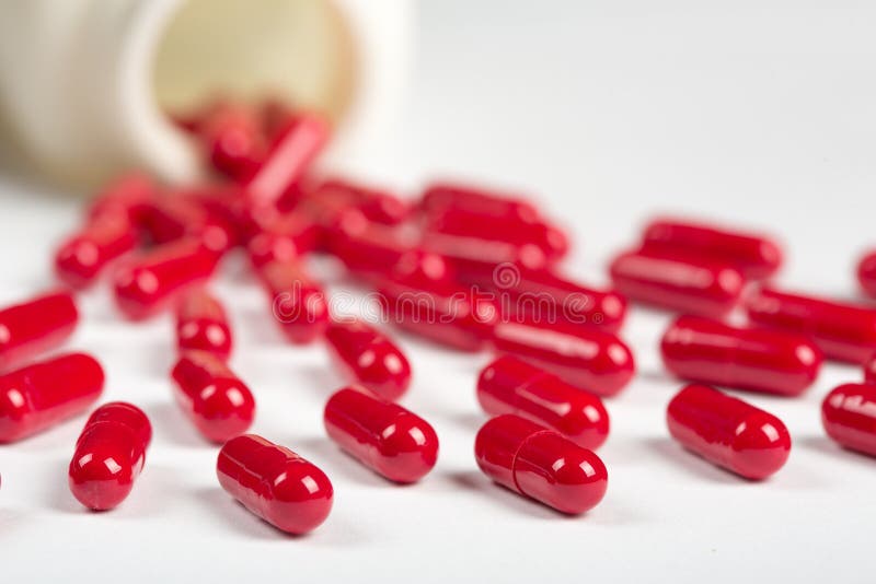 Red pills stock image. Image of disease, pill, medicine - 15714871