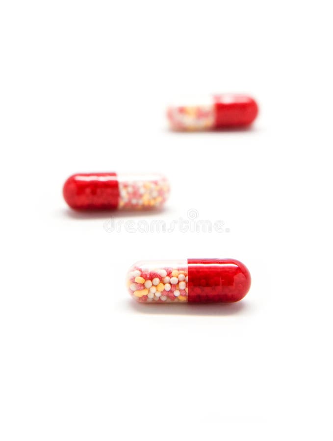 Red pills stock image. Image of capsule, medicine, healthy - 36851173