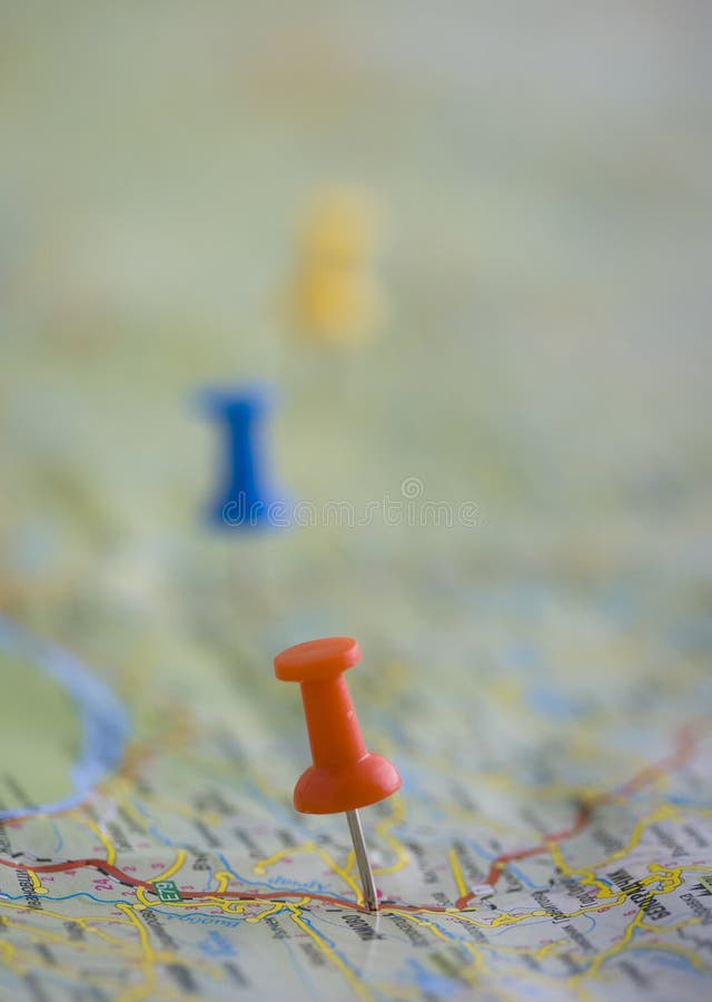Red pin stock photo. Image of show, road, location, destination - 11947786
