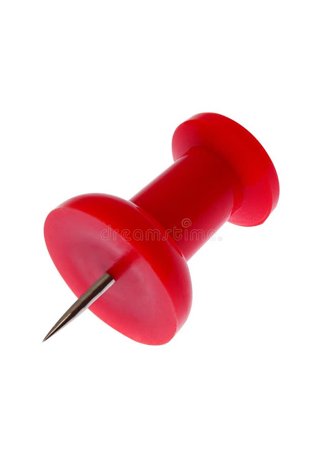 Red Pin stock photo. Image of macro, needle, sharp, plastic - 19469490