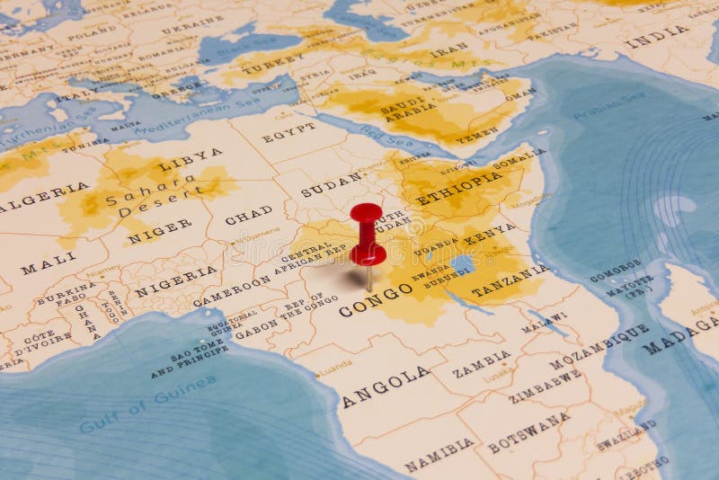 The Congo On World Map - United States Map