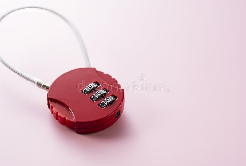 Metal padlock stock image. Image of round, configuration - 23610015