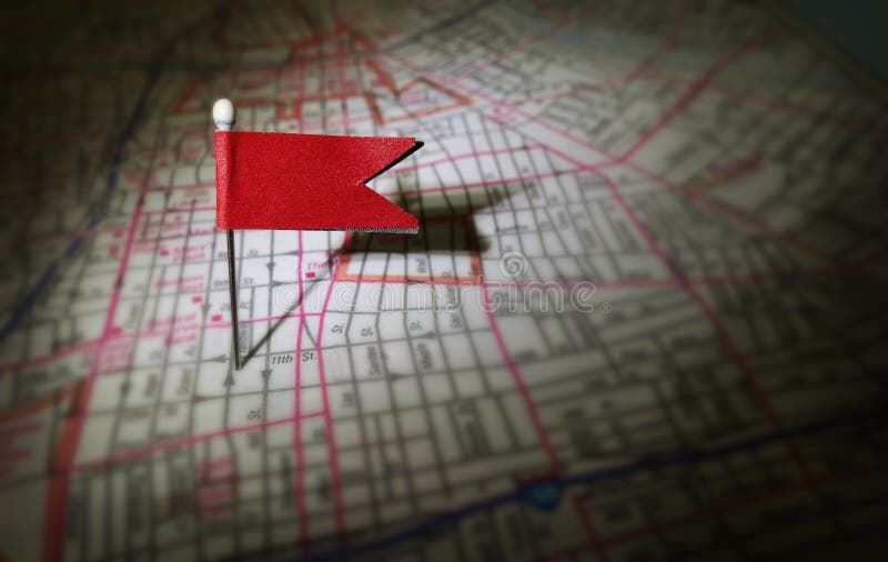 Red pin map stock photo. Image of locate, urban, search - 54396694