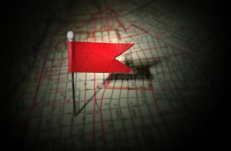 Red pin map stock image. Image of specific, searching - 113010429