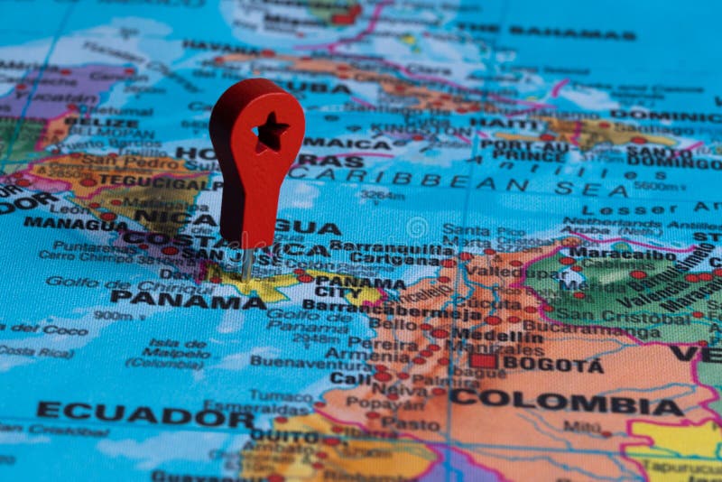 Panama Map Pin Flag Stock Photos - Free & Royalty-Free Stock Photos ...