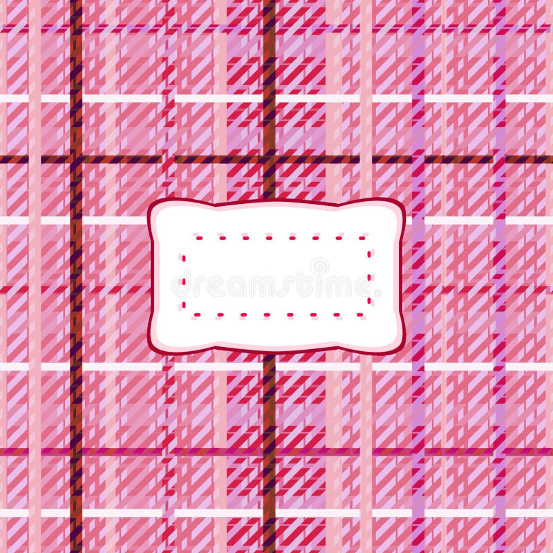 Picnic Tablecloth Checkered Pattern Stock Illustration - Illustration ...