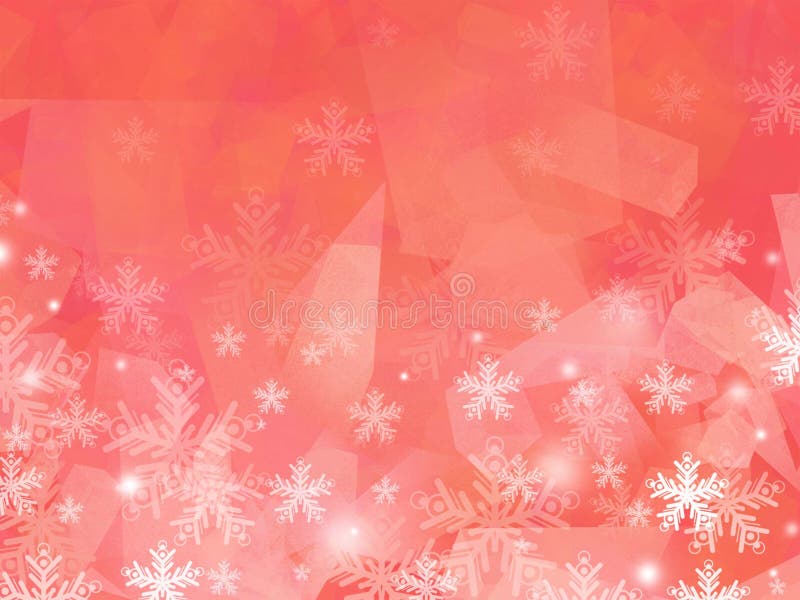 Red Pink Crystal Flower Snowflake Light Texture Background Stock ...