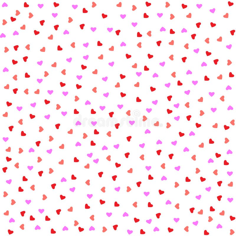 Red pink heart background stock vector. Illustration of seamless - 84577563