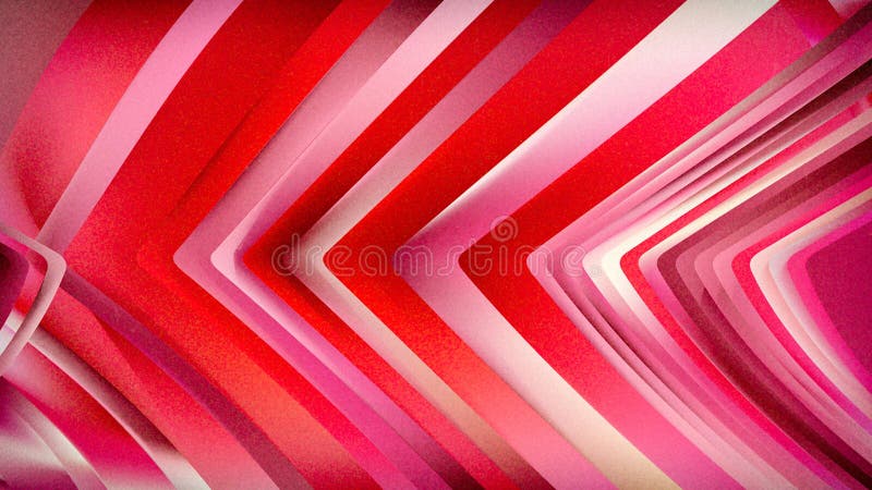 Red Pink Line Beautiful Elegant Illustration Graphic Art Design ...