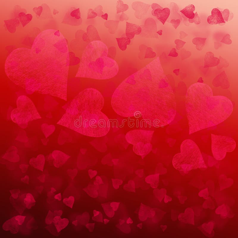 Red Pink Valentine Gradient Background Stock Illustration ...