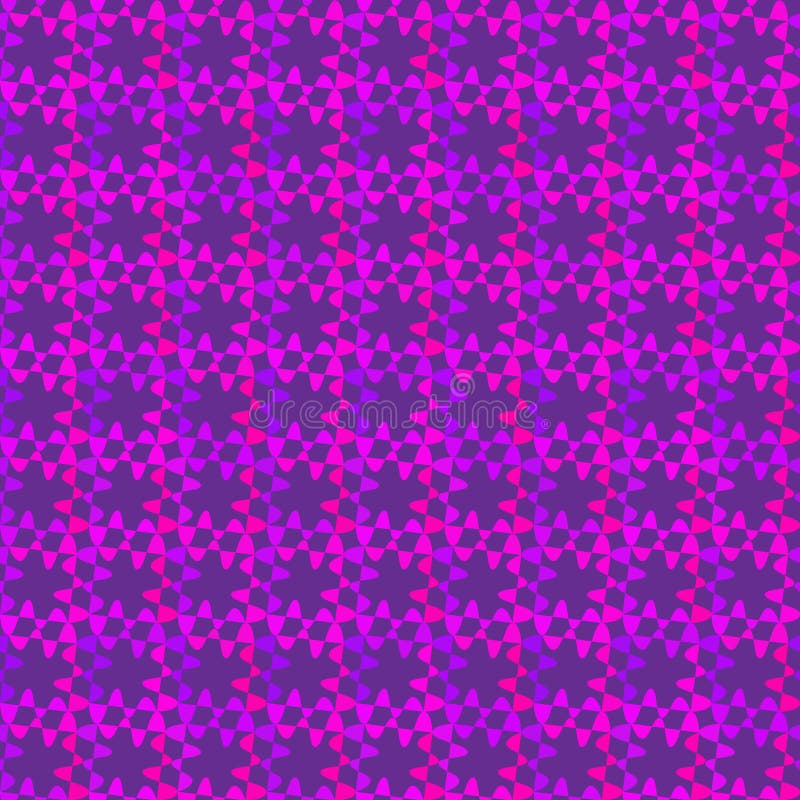 Red, Pink and Violet Decorated Squares in a Seamless Pattern Stock ...