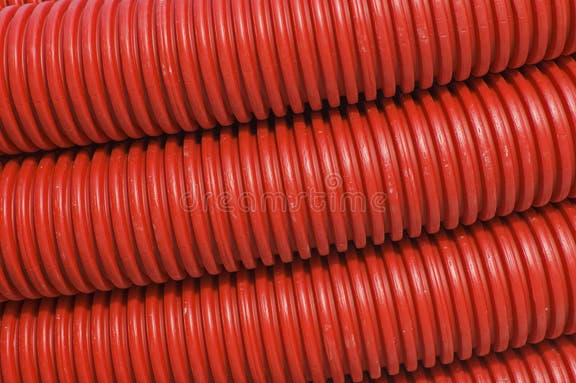 Red pipes stock image. Image of coil, pipe, equipment - 4278283