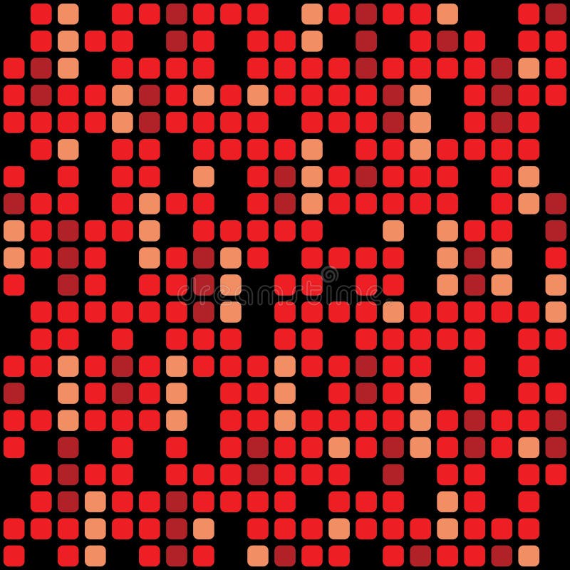 Red Pixel Background - Vector Stock Illustration - Illustration of ...