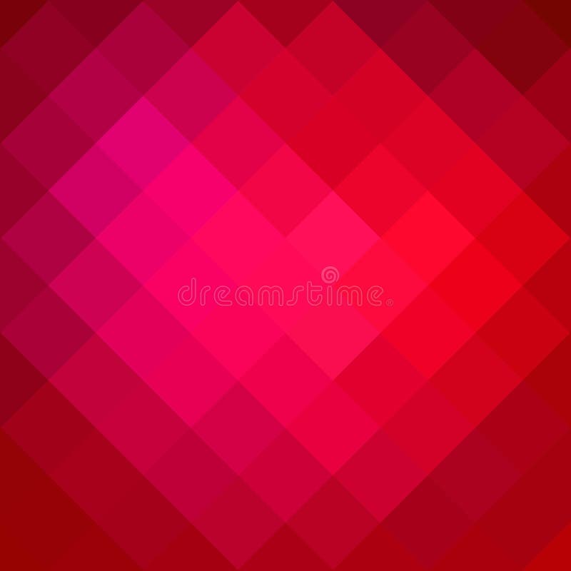 Red Pixel Background. Vector Polygonal Style. Eps 10 Stock Illustration ...