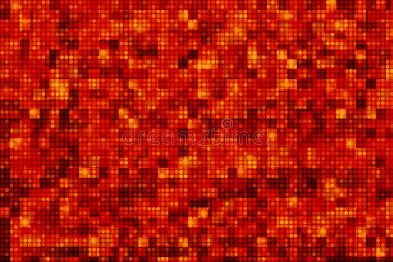 Red Pixel Dots Background stock illustration. Illustration of ...