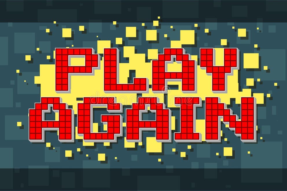 Pixel Play Button Video Game Stock Illustrations – 3,427 Pixel Play ...