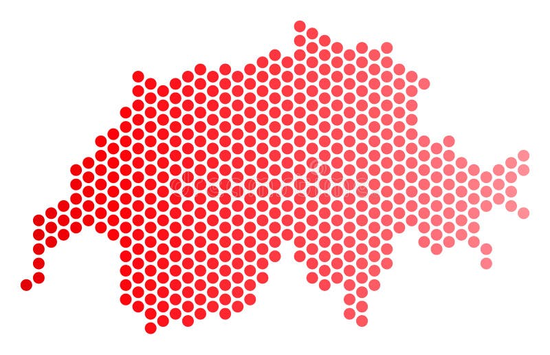 Vector map Switzerland stock vector. Illustration of artistic - 4822358