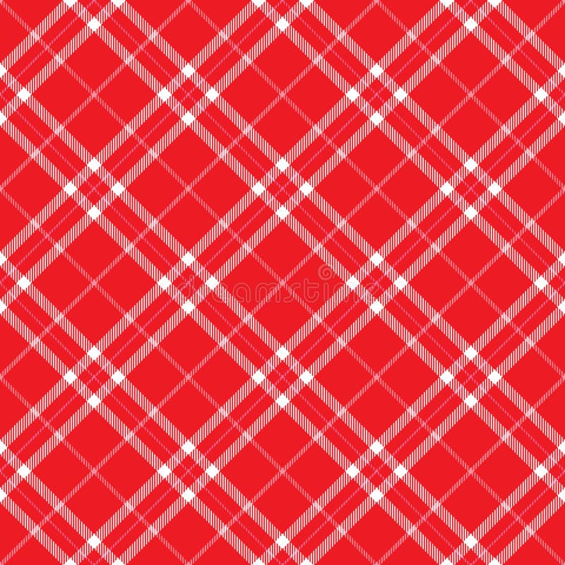 Seamless Red Plaid Pattern stock vector. Illustration of recipe - 27269688