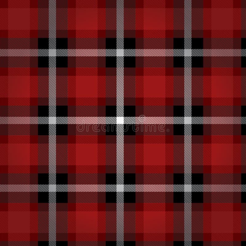 Red Plaid Checkered Texture Fabric Stock Vector - Illustration of style ...