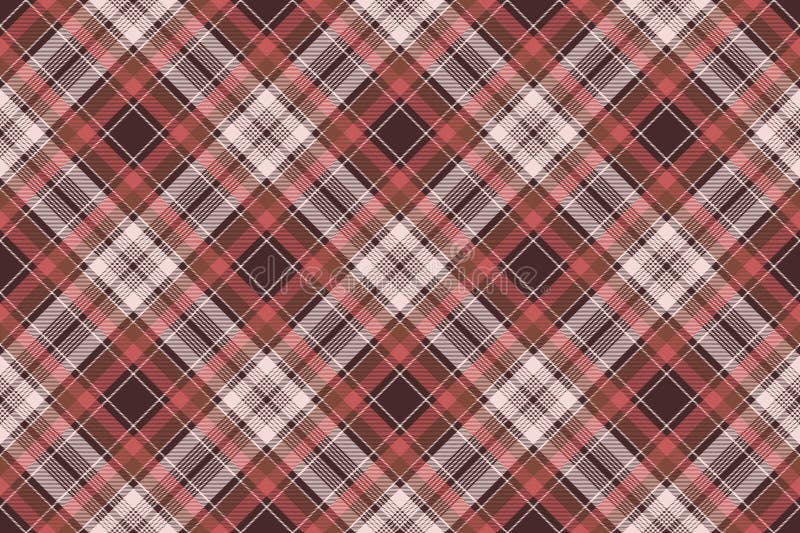 Red Plaid Fabric Texture Background Seamless Pattern Stock Vector ...