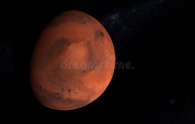 Red Planet Mars - is a Planet of the Solar System. Outer Space ...