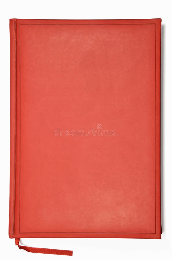 Red planner stock photo. Image of supplies, leather, empty - 51421332