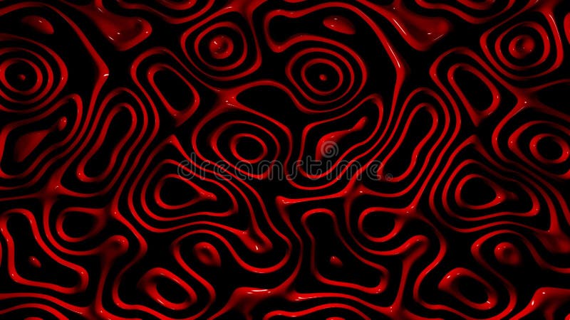 Red Plasma Lines, Dark Background, Reflection, Luxury, 3D Render ...
