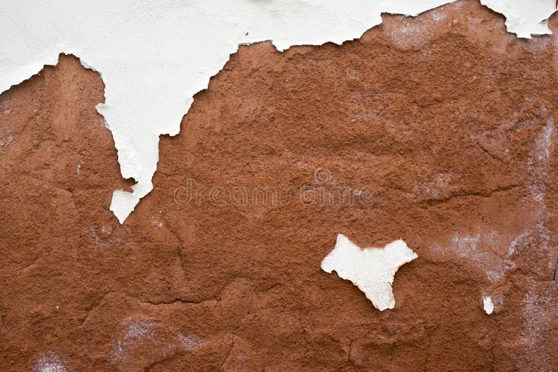 Red plaster decay stock photo. Image of destroy, plaster - 107158862
