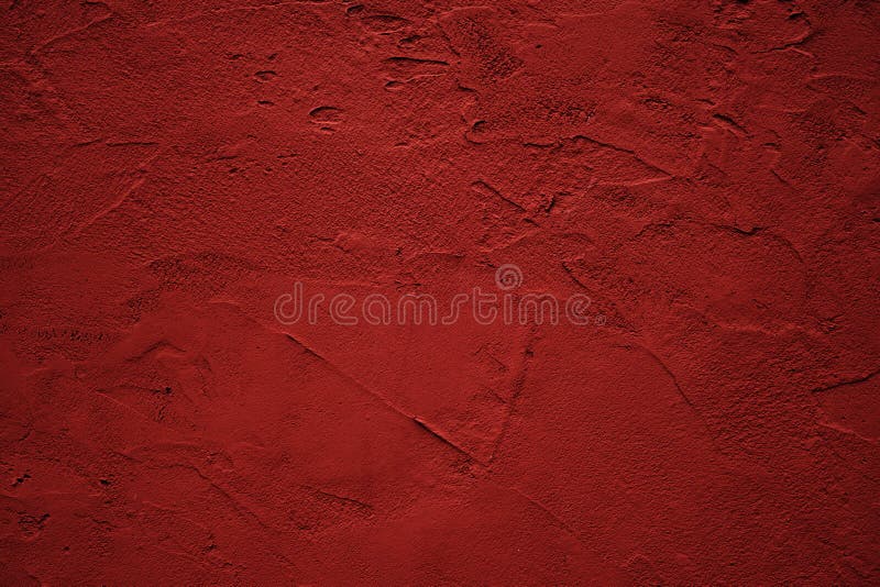 Red Plaster Finish Wall Texture Stock Photo - Image of paint, close ...