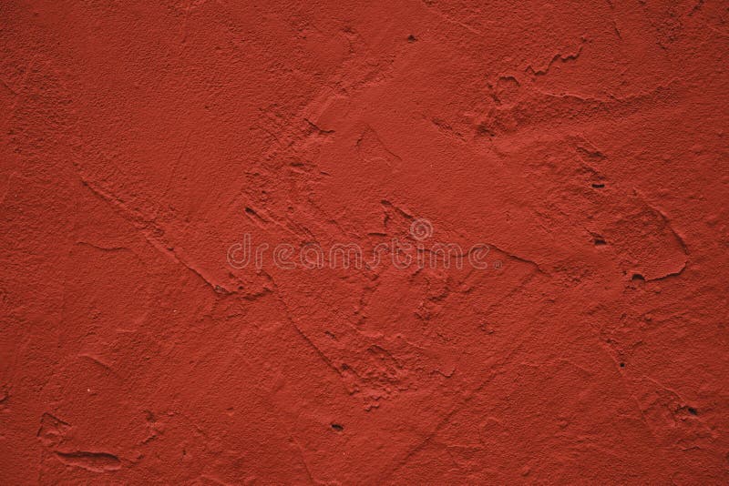 Red Plaster Finish Wall Texture Stock Image - Image of painted, blank ...