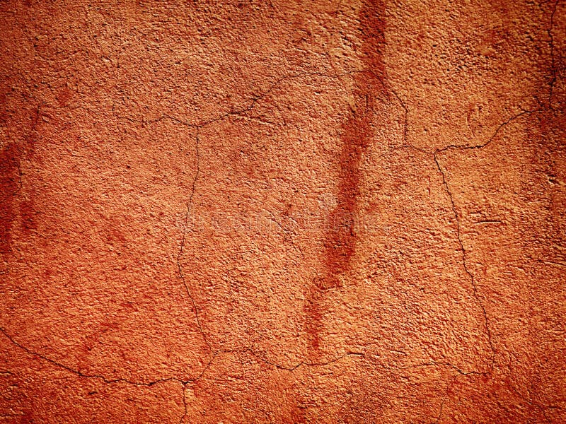 Red plaster wall surface stock image. Image of background - 82039663
