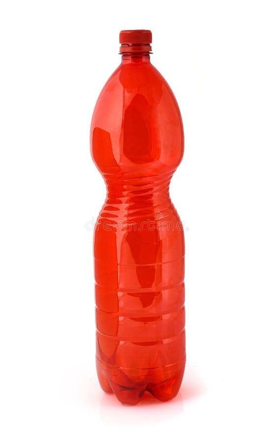 Red Plastic bottle stock image. Image of pollution, plastic - 307062045