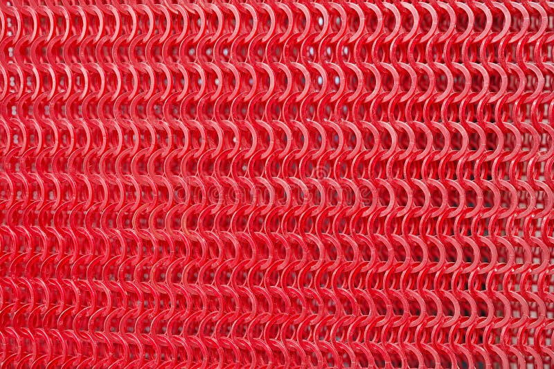 Red plastic interlinked stock photo. Image of connection - 368212044