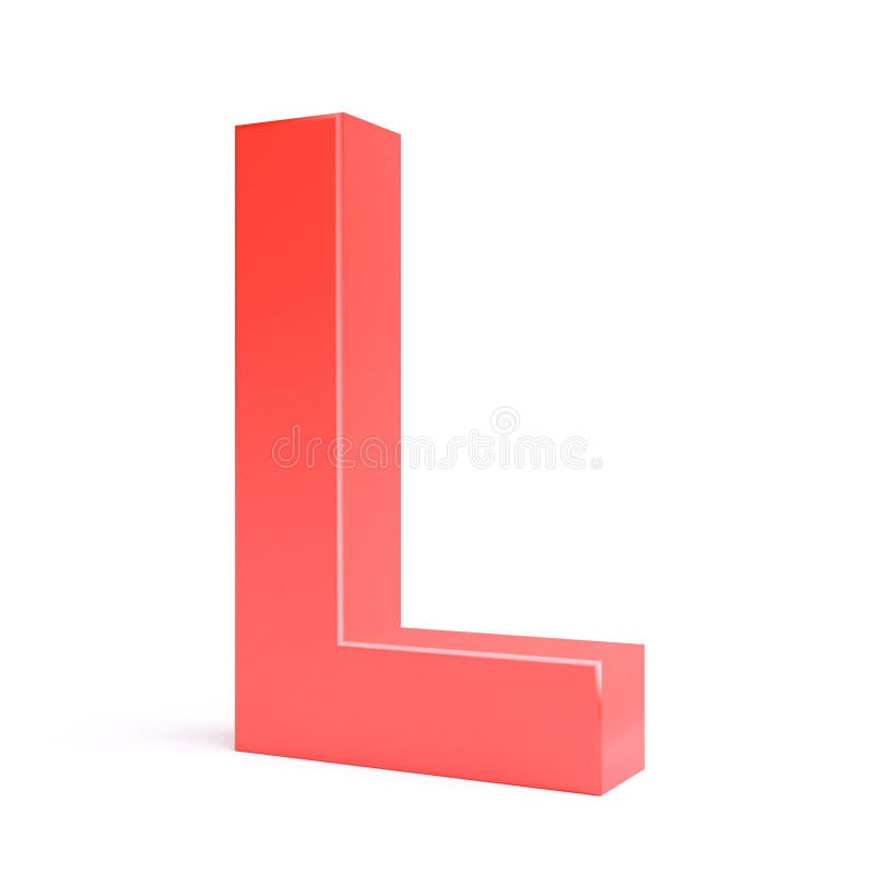 Red plastic letter stock illustration. Illustration of modern - 99059078