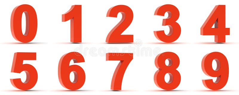 Red Plastic Numbers Stock Illustrations – 1,179 Red Plastic Numbers ...