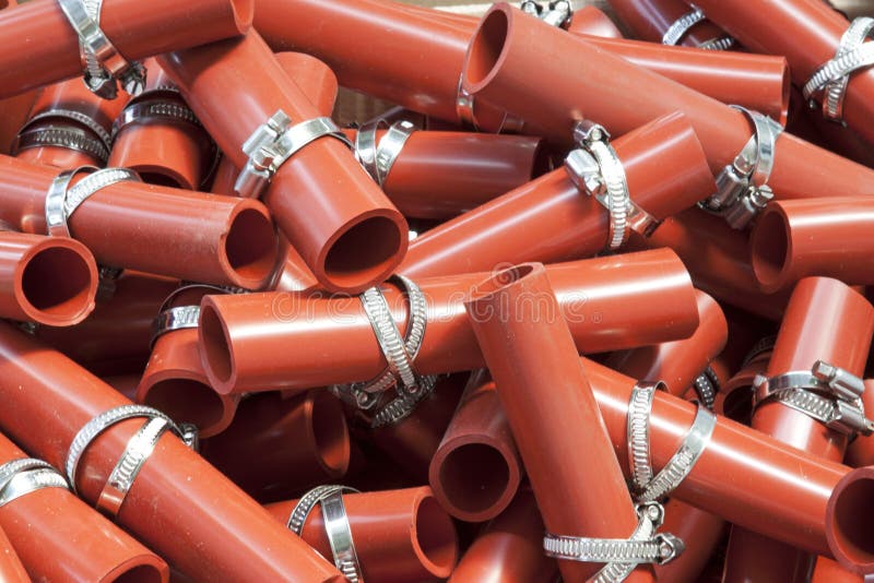 Red plastic parts stock image. Image of china, manufacturing - 28425521
