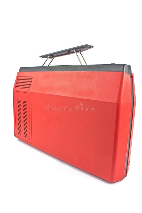 Red plastic tool box stock photo. Image of hammer, builder - 33028708