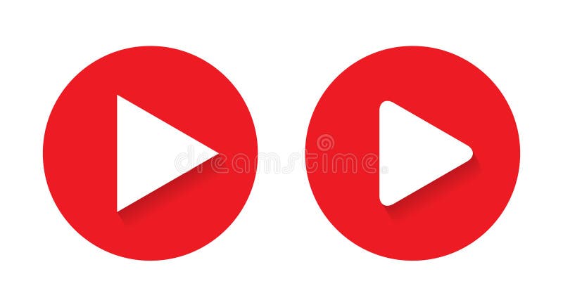 Youtube Music Note Button Icon Vector in Retro Style Stock Vector ...