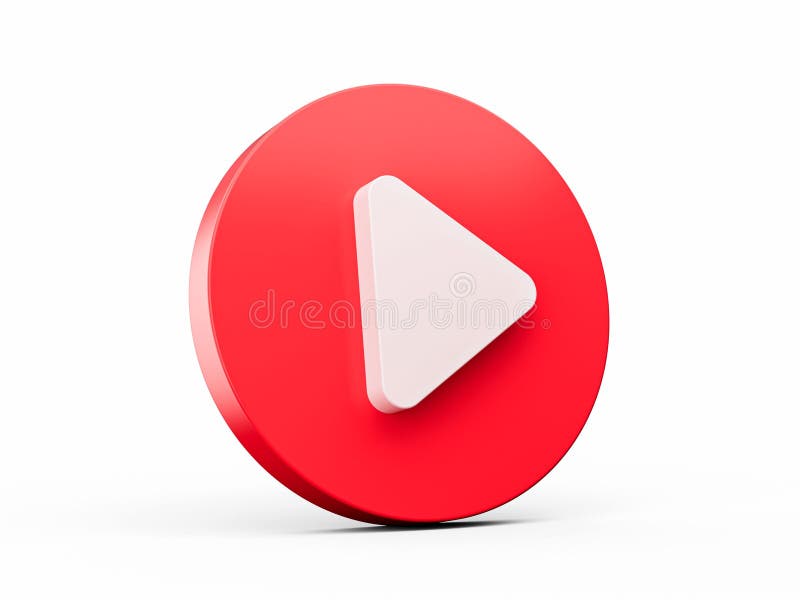War Red Button Isolated 3d Illustration Render Stock Illustration ...