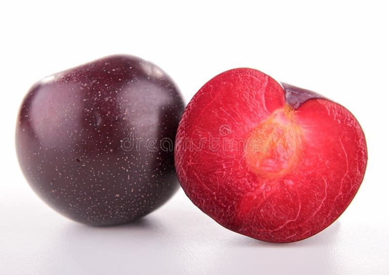 Red plum stock photo. Image of plum, fruit, juicy, heap - 25865614